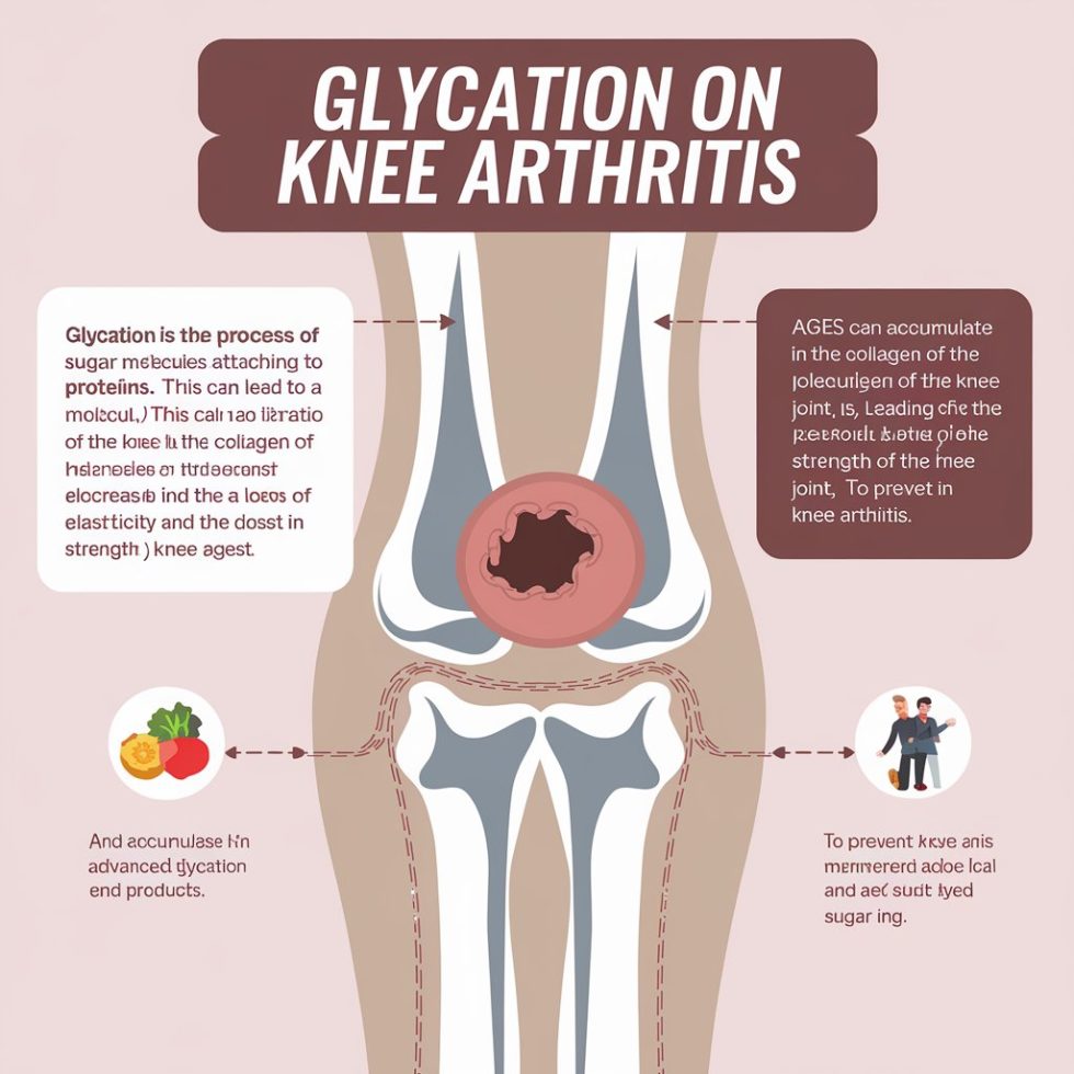 Arthrose et glycation ( ou réaction de Maillard ).